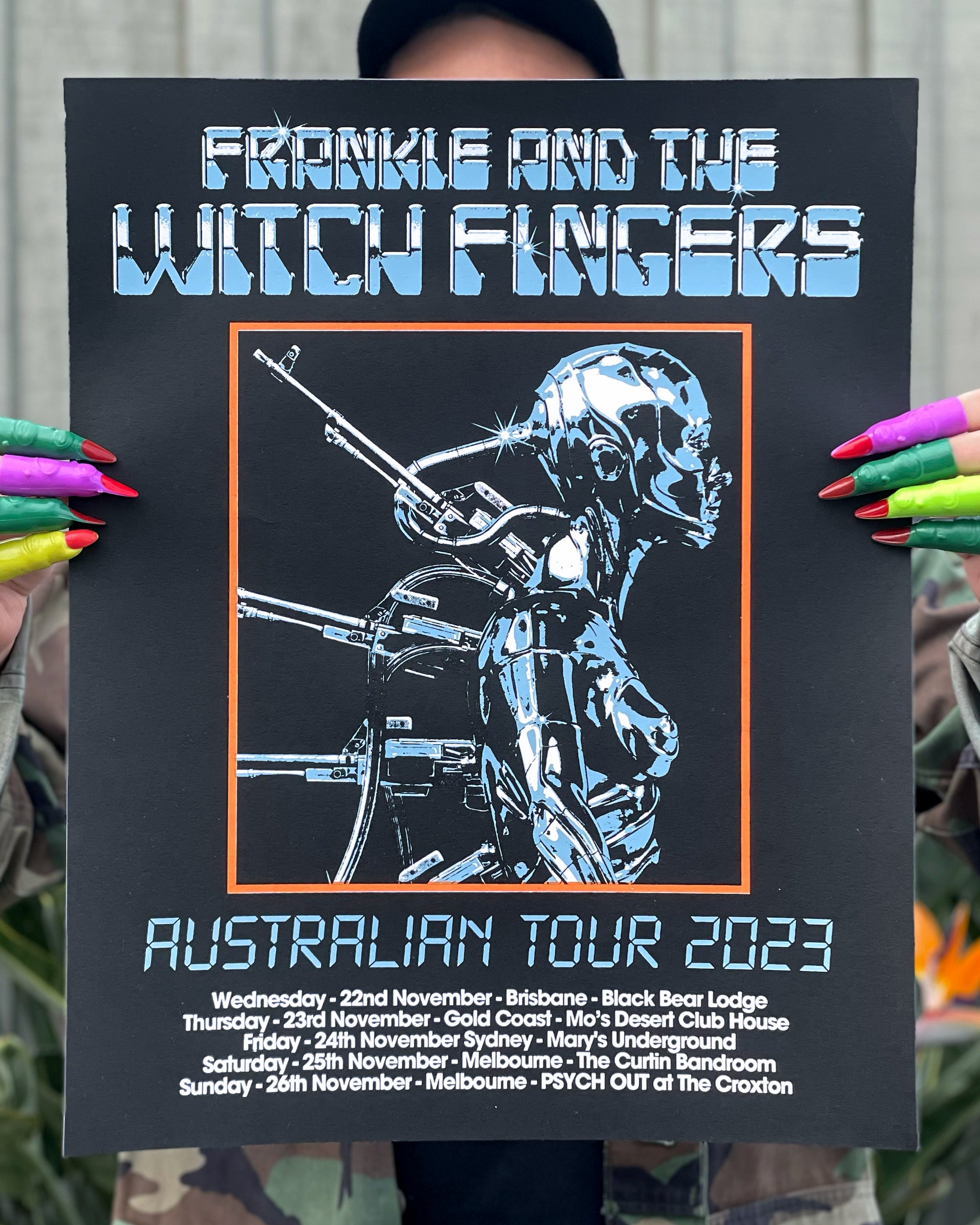 [[CLEARANCE]] Frankie Australian Tour Poster by Branca – Church of Pickle