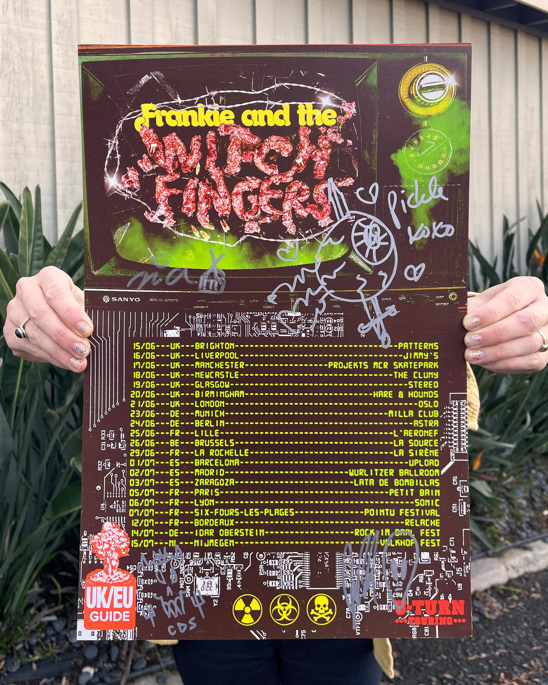 [[CLEARANCE]] Frankie Signed European Tour Poster by Strange Magic ...